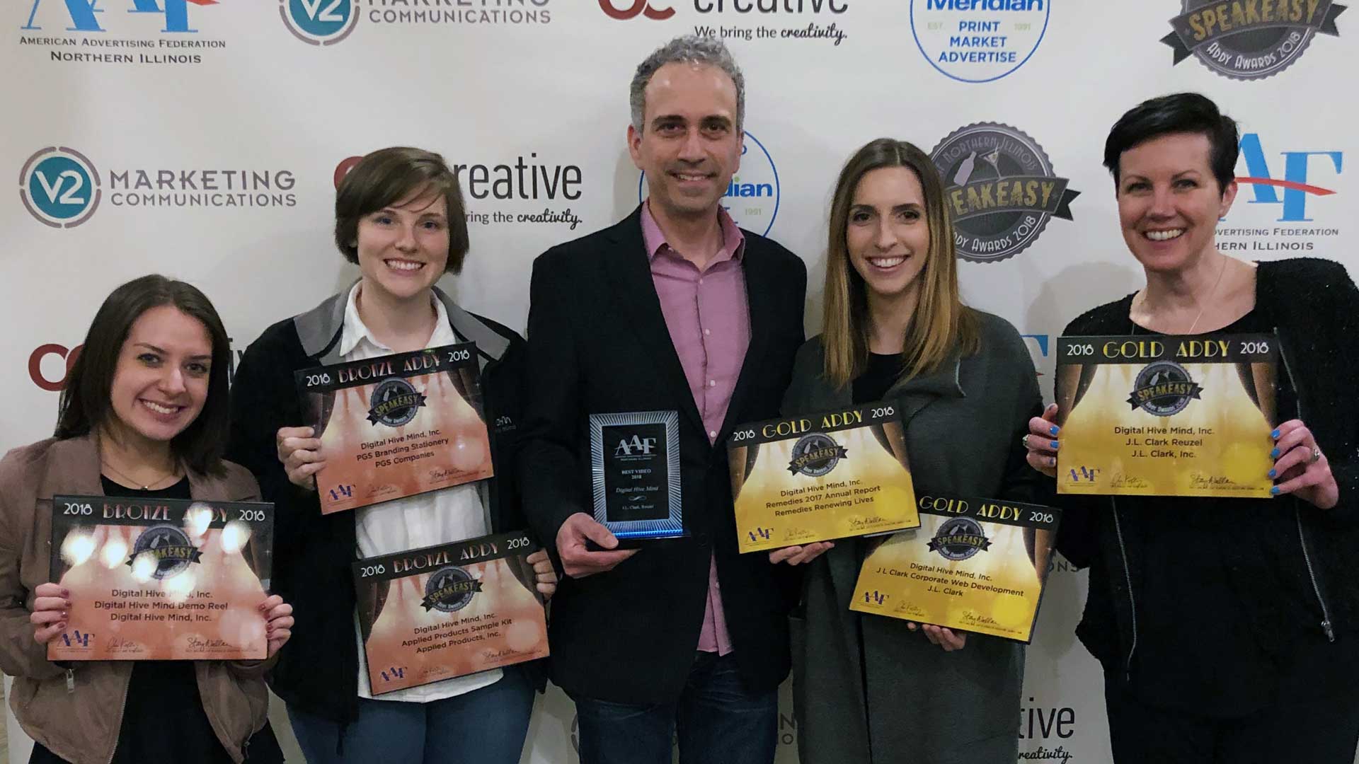 Digital Hive Mind Wins 7 ADDY Awards – Digital Hive Mind